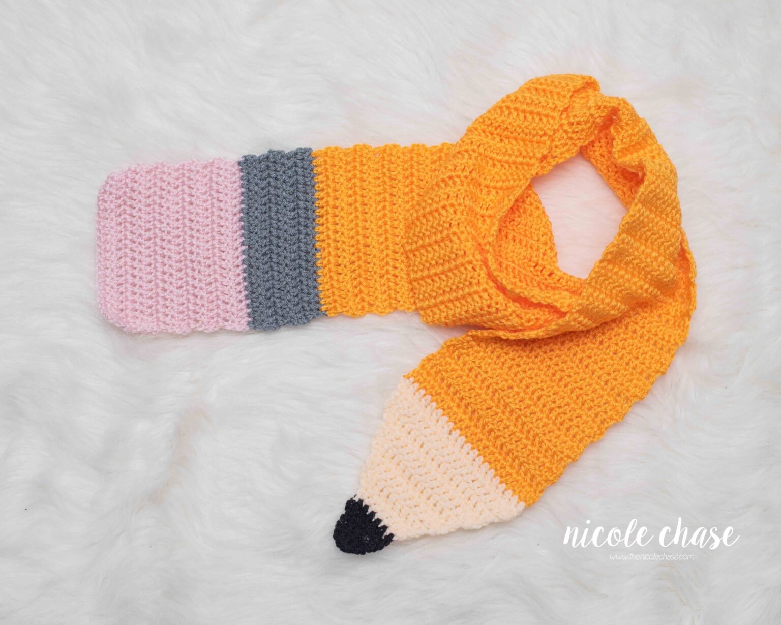 Free Pencil Scarf Crochet Pattern