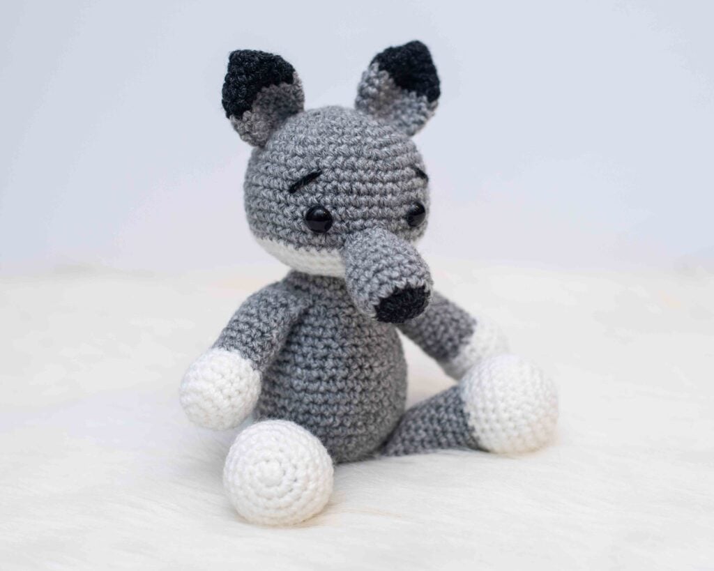 Free Wolf Crochet Pattern - Walter the Wolf