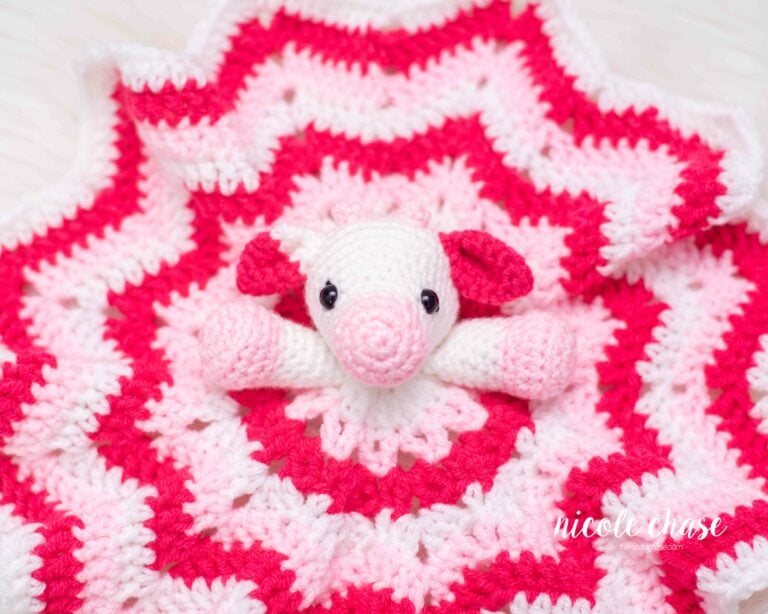 Free Cow Lovey Crochet Pattern