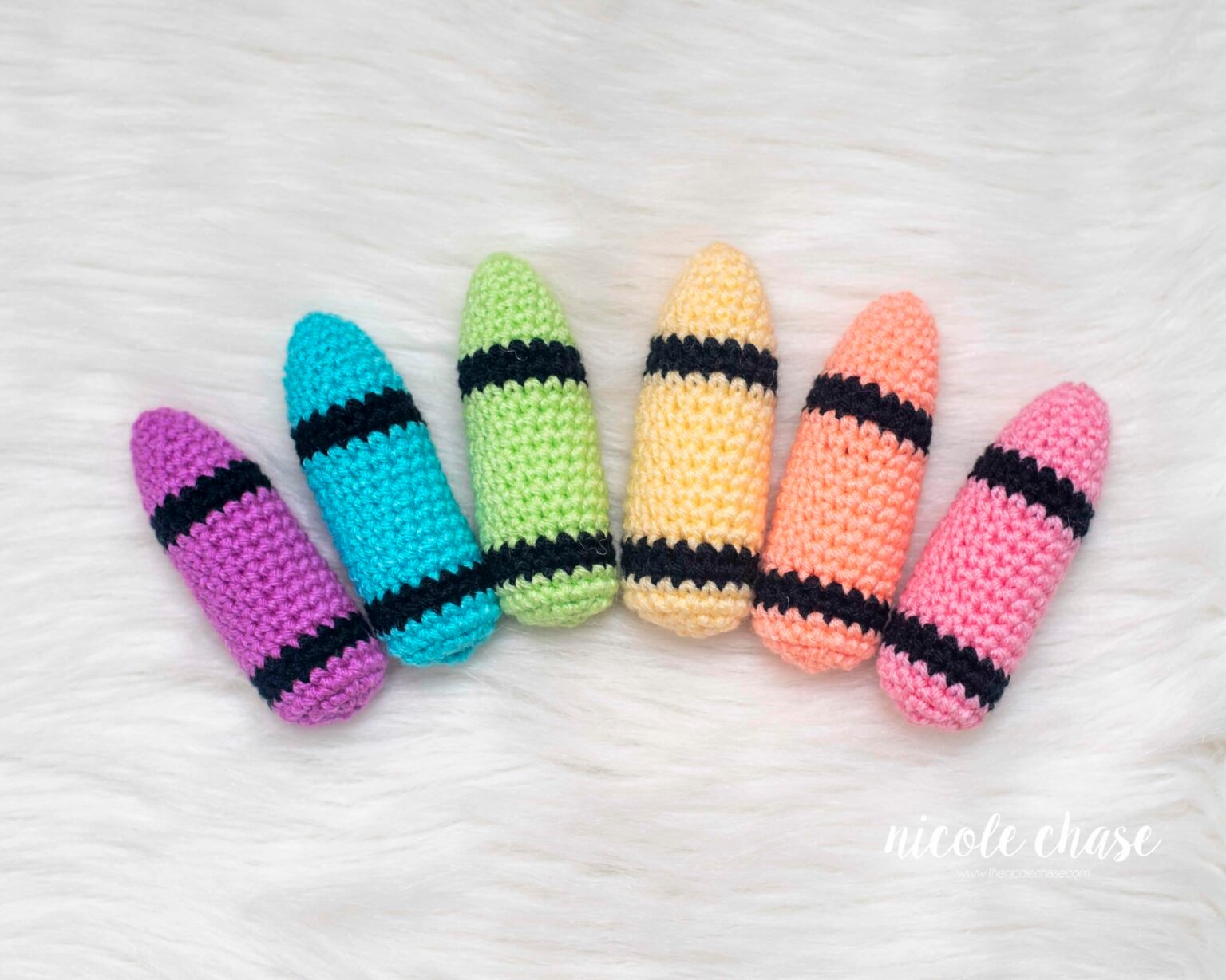 Small Crochet Crayon Pattern - Great for Beginners!