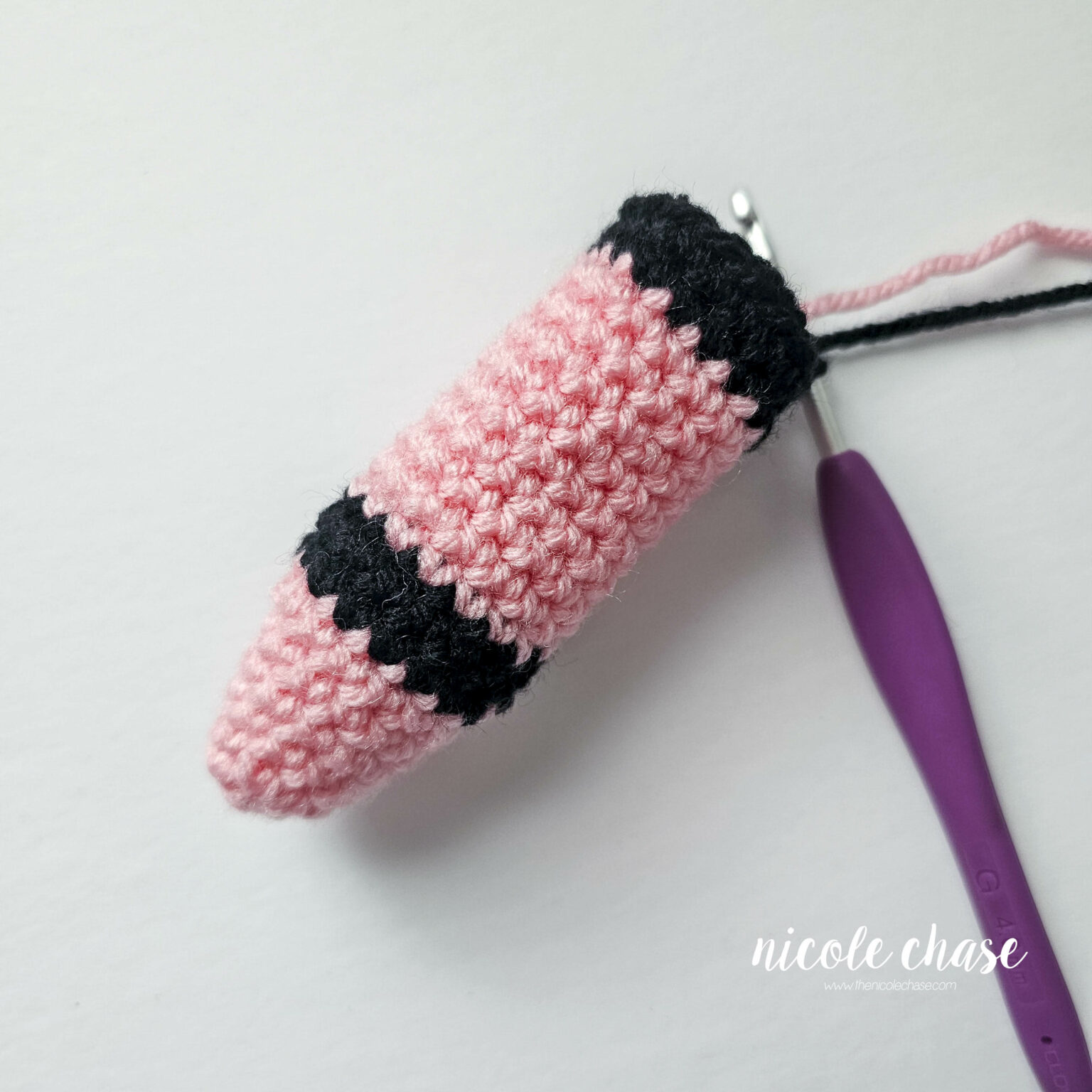 Small Crochet Crayon Pattern - Great for Beginners!