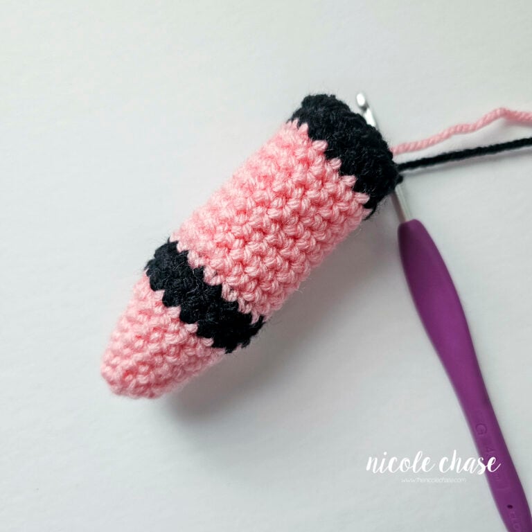 Small Crochet Crayon Pattern - Great for Beginners!