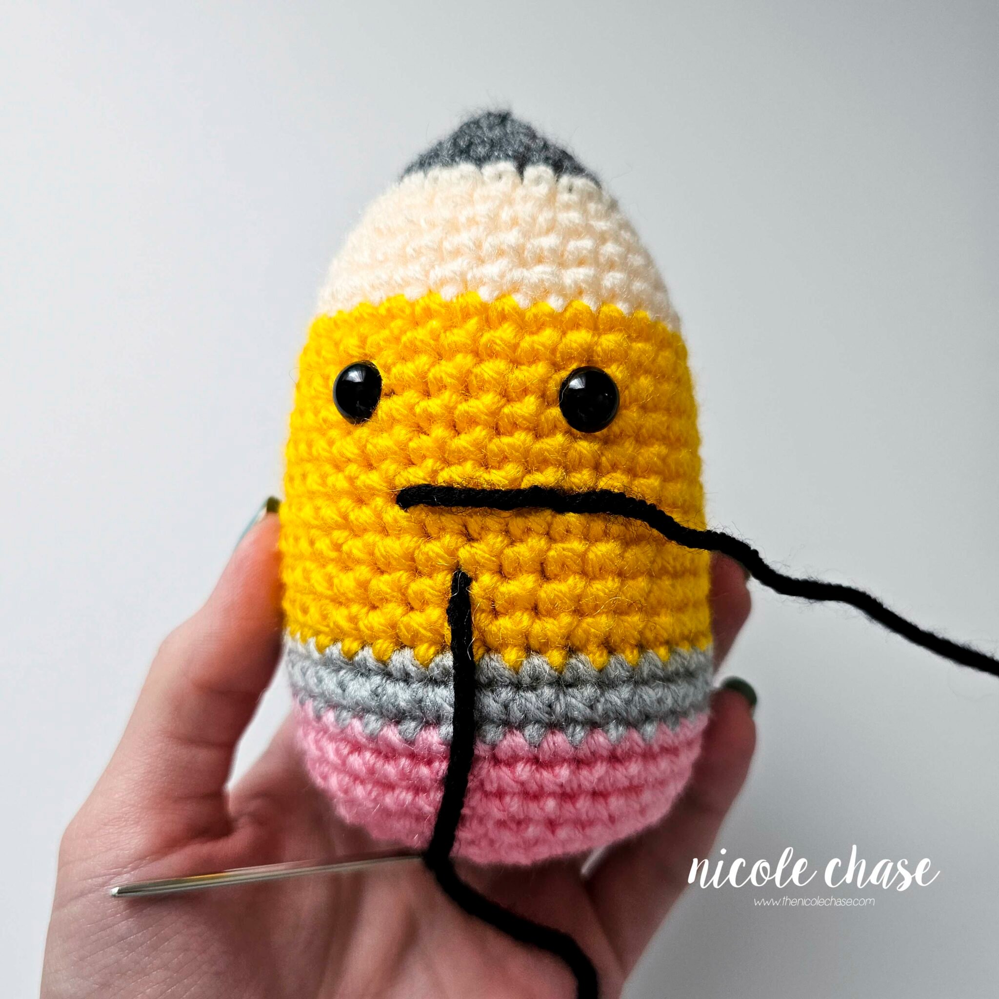 FREE Pencil Crochet Pattern Amigurumi