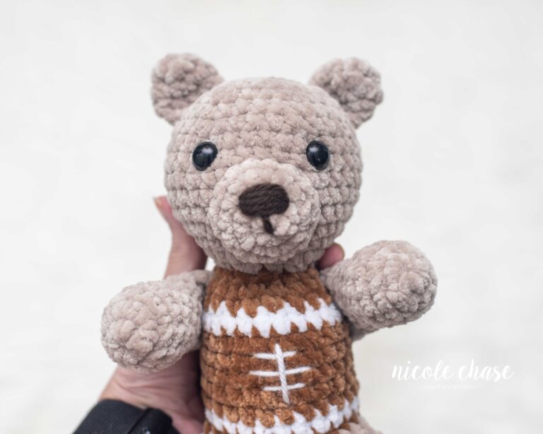 Teddy Bear Free Football Crochet Pattern