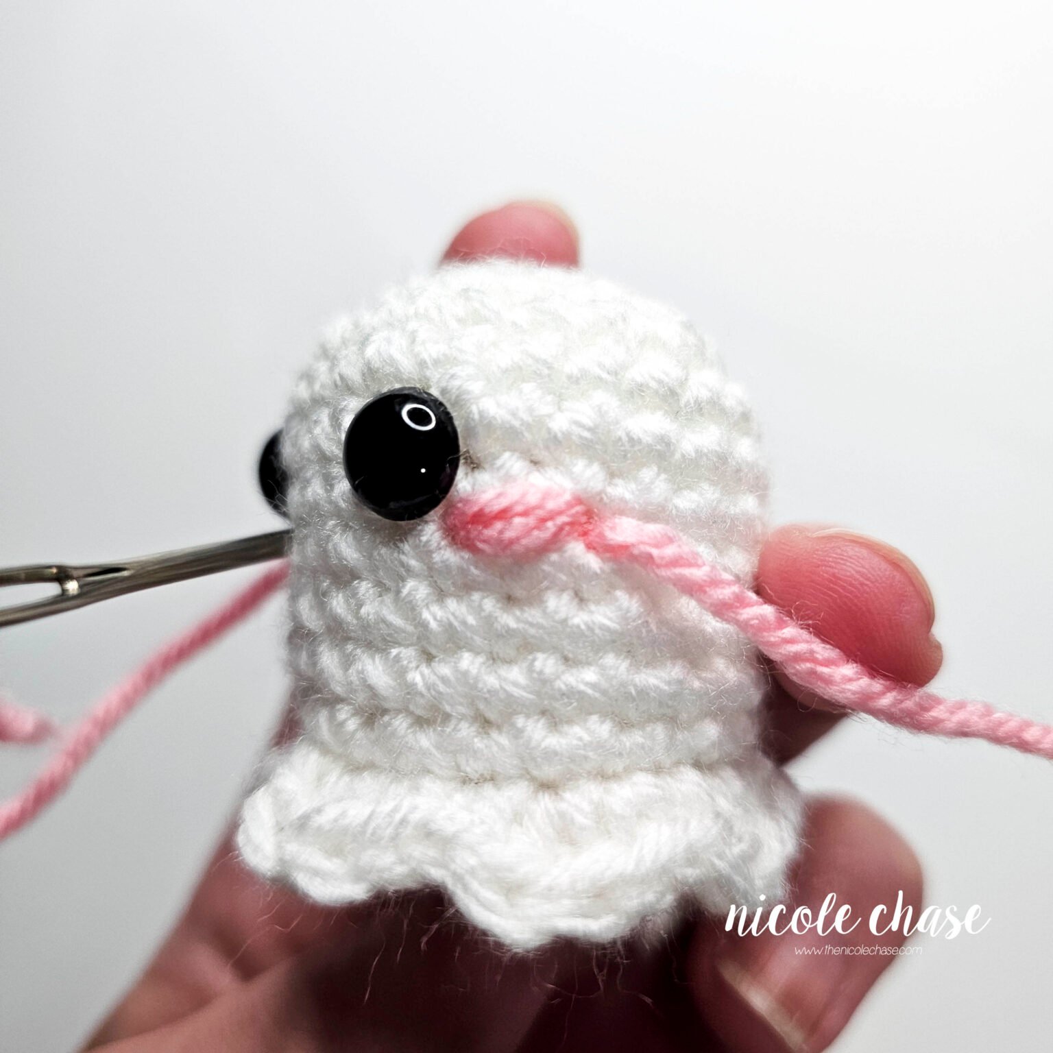 FREE Tiny Ghost Crochet Pattern: Easy Halloween Amigurumi