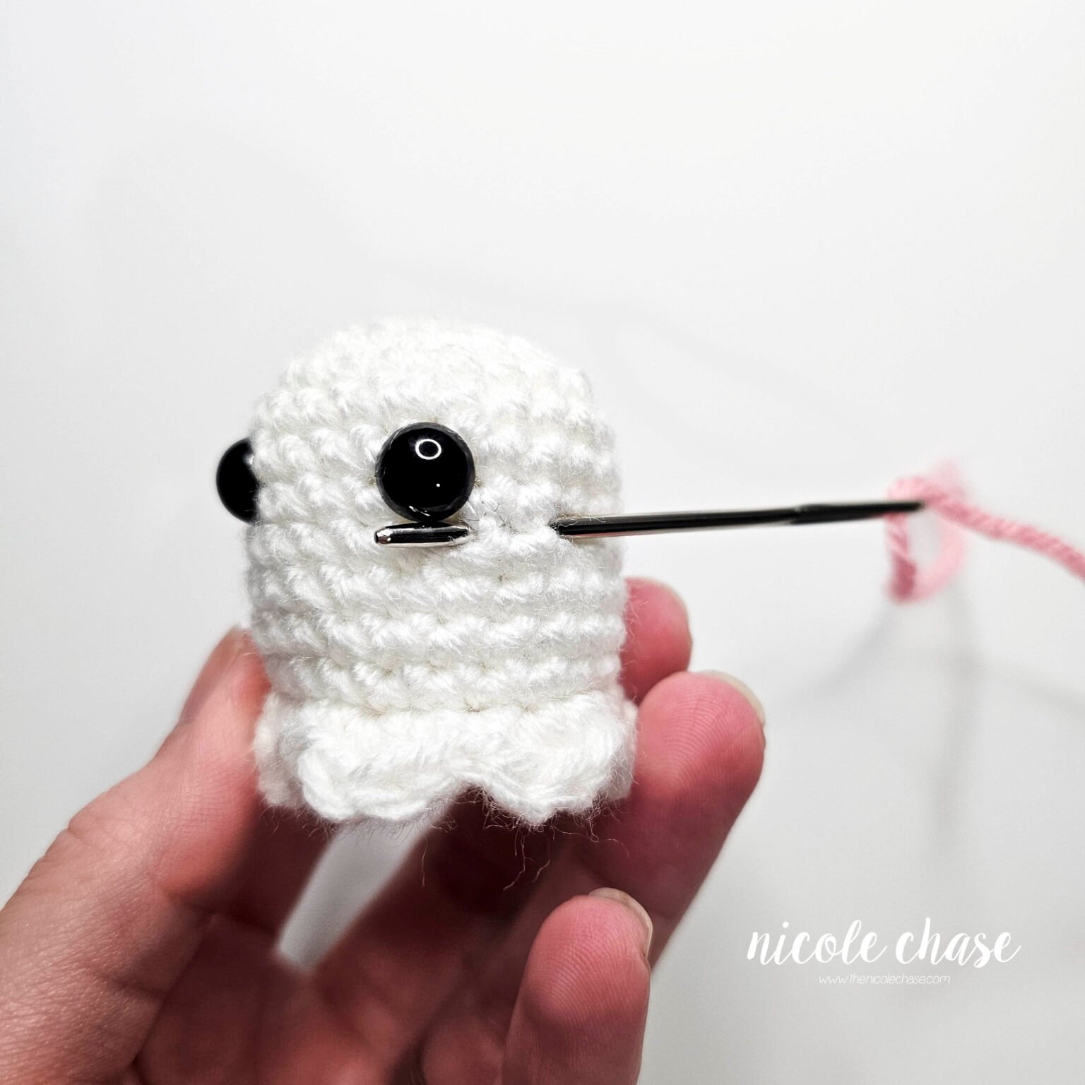 FREE Tiny Ghost Crochet Pattern: Easy Halloween Amigurumi