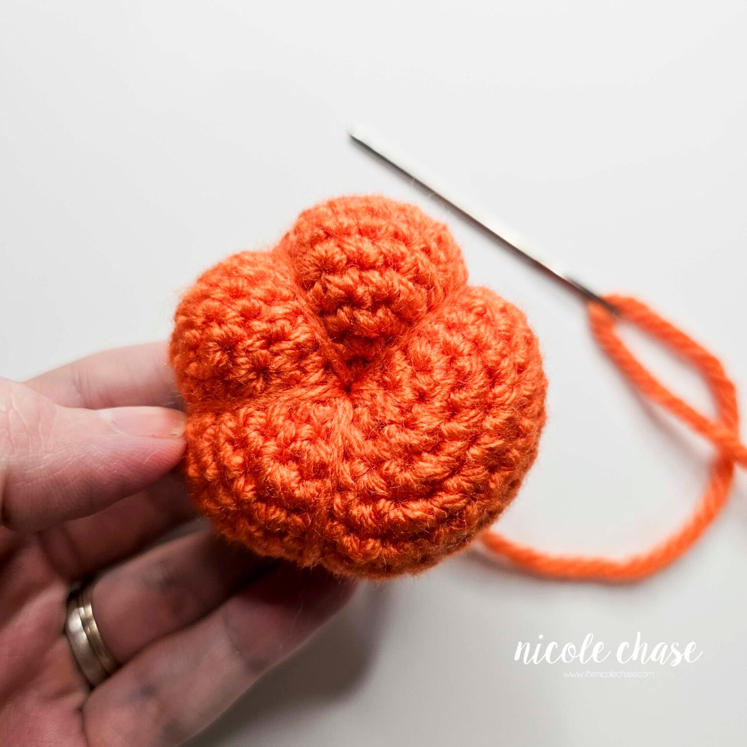 Small Crochet Pumpkin Pattern - Free Pumpkin Amigurumi