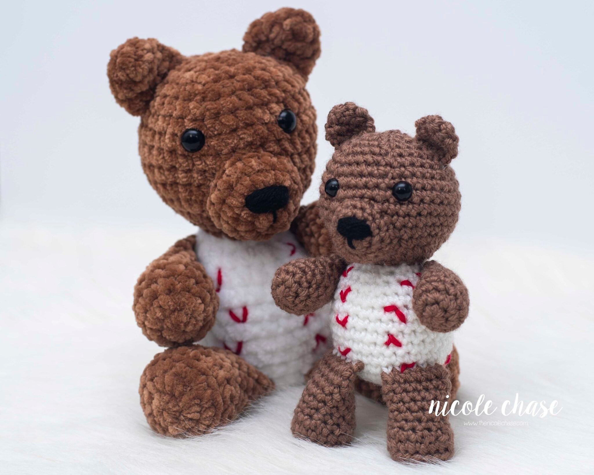 Baseball Amigurumi - Free Teddy Bear Baseball Crochet Pattern