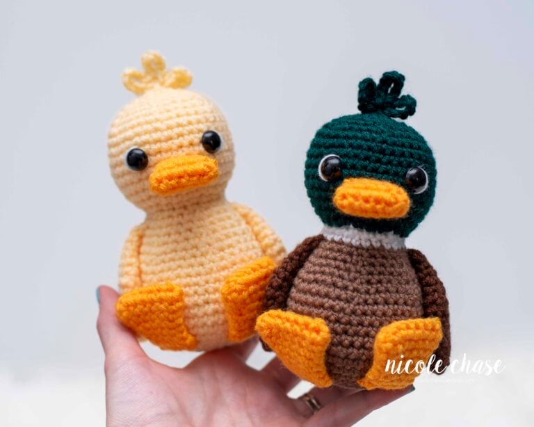 Free Duck Crochet Pattern | Mallard & Pekin Duck Amigurumi