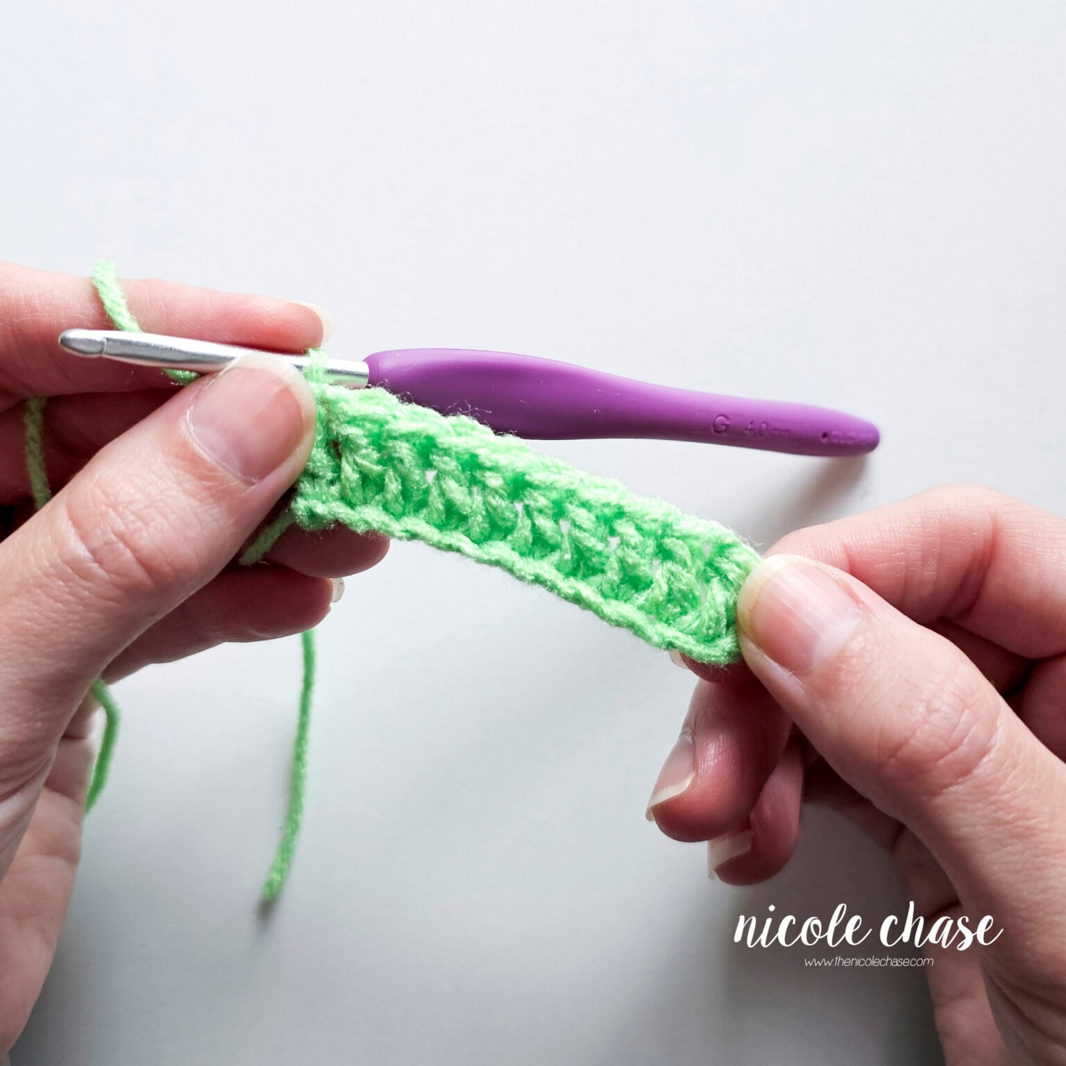 Learn the Double Crochet Stitch (DC) - Video Included