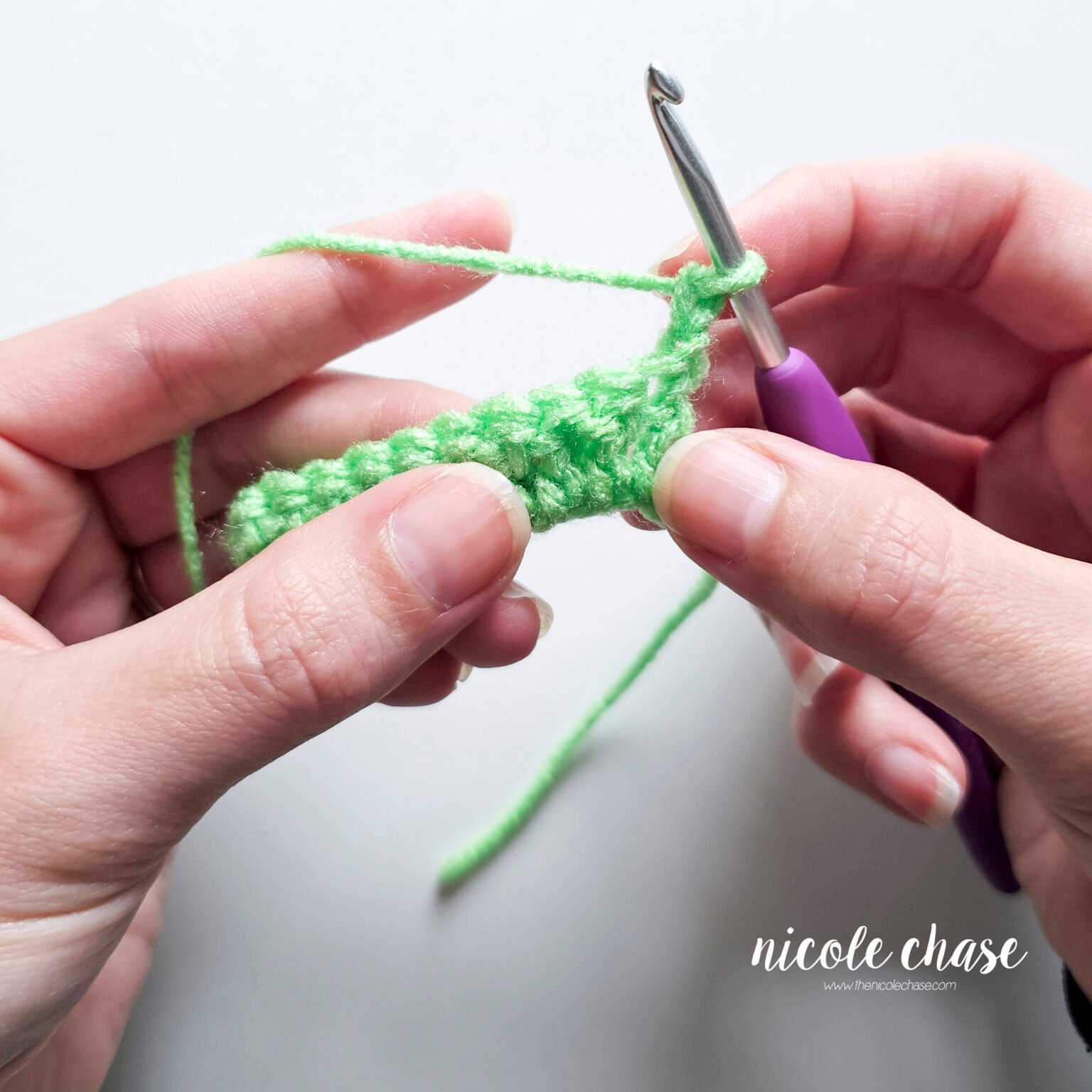 Learn the Double Crochet Stitch (DC) - Video Included