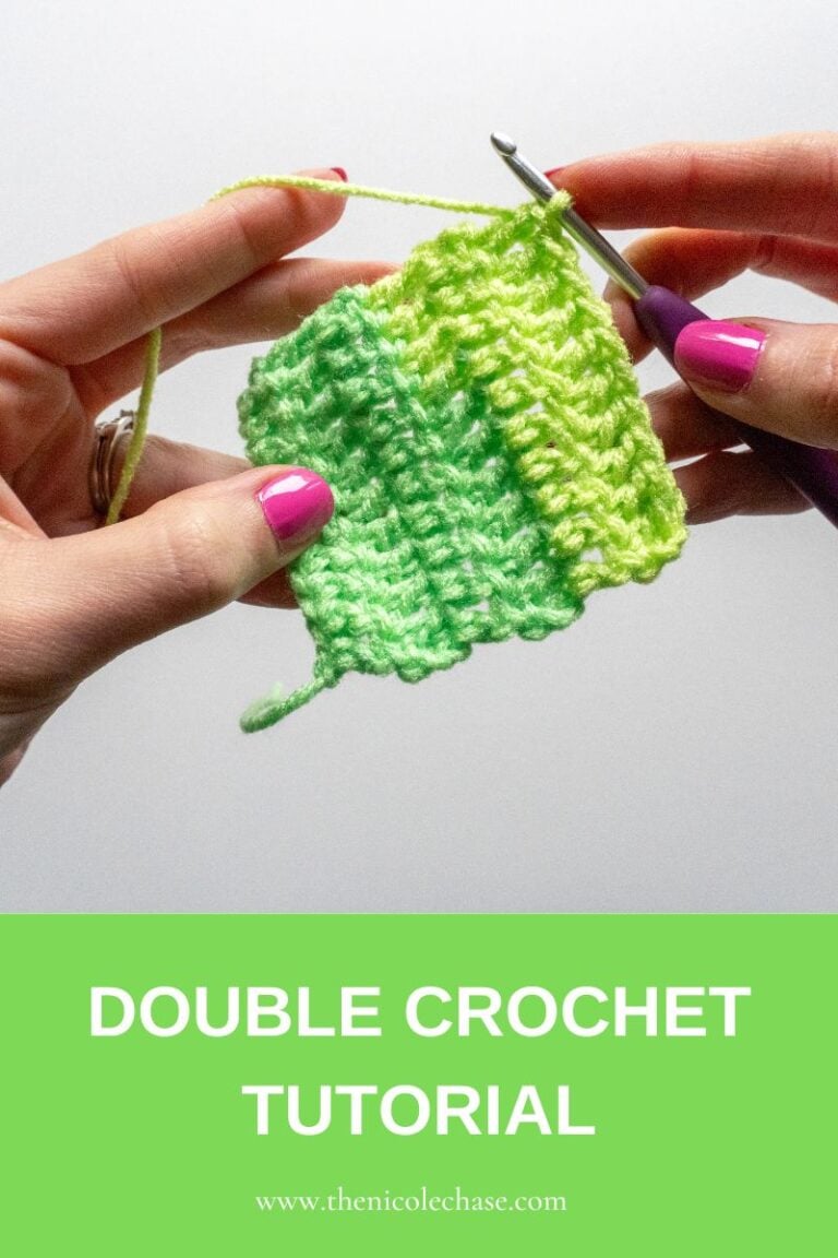 Learn the Double Crochet Stitch (DC) - Video Included