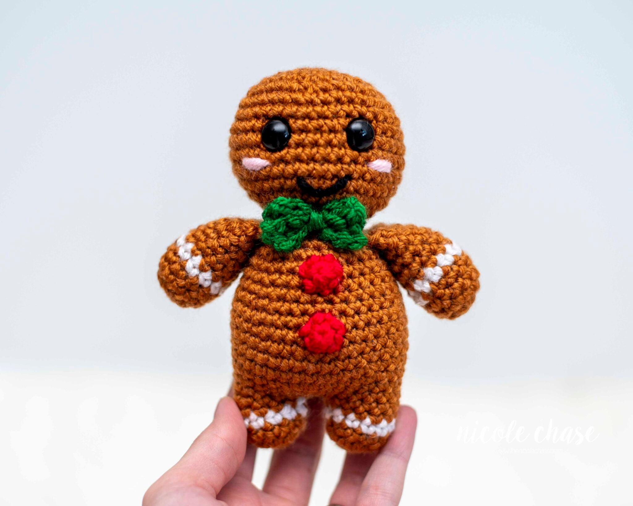FREE Crochet Gingerbread Man Pattern: Gerry the Gingerbread